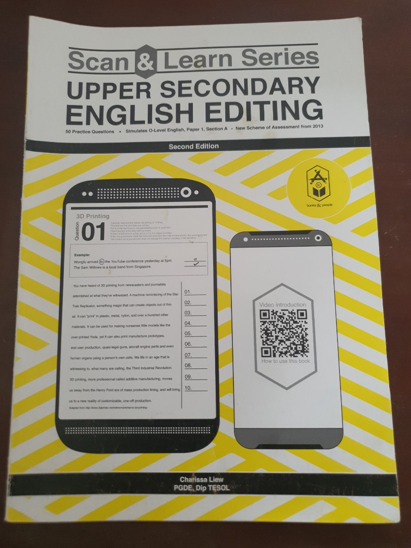 ENGLISH EDITING UPPER SEC, Hobbies & Toys, Books & Magazines ...