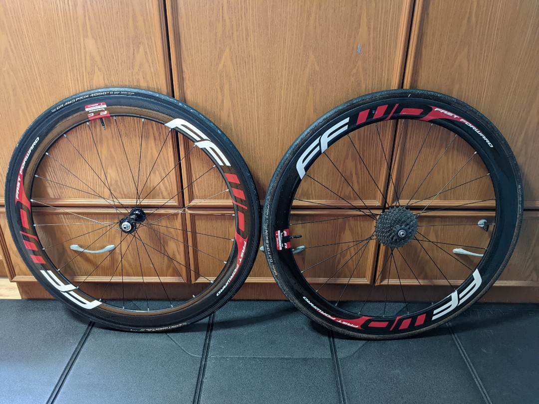 FFWD carbon wheelset (F5 Rims+white industries T11), Sports Equipment ...