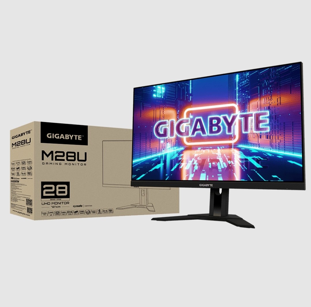 Gigabyte M28U UHD 28inch 144Hz Gaming Monitor, Computers & Tech, Parts ...