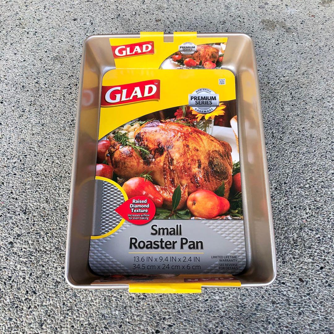 GLAD Small Roaster Pan, Furniture & Home Living, Kitchenware ...