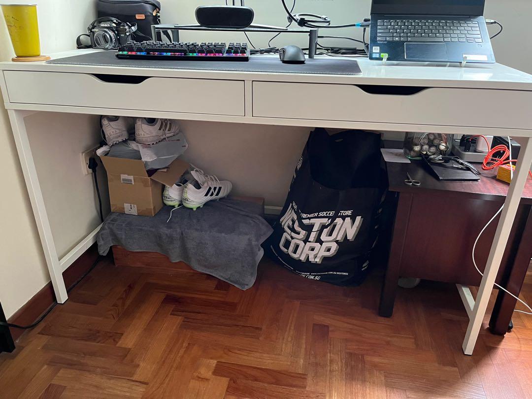 IKEA Alex table (White), Furniture & Home Living, Furniture, Tables ...