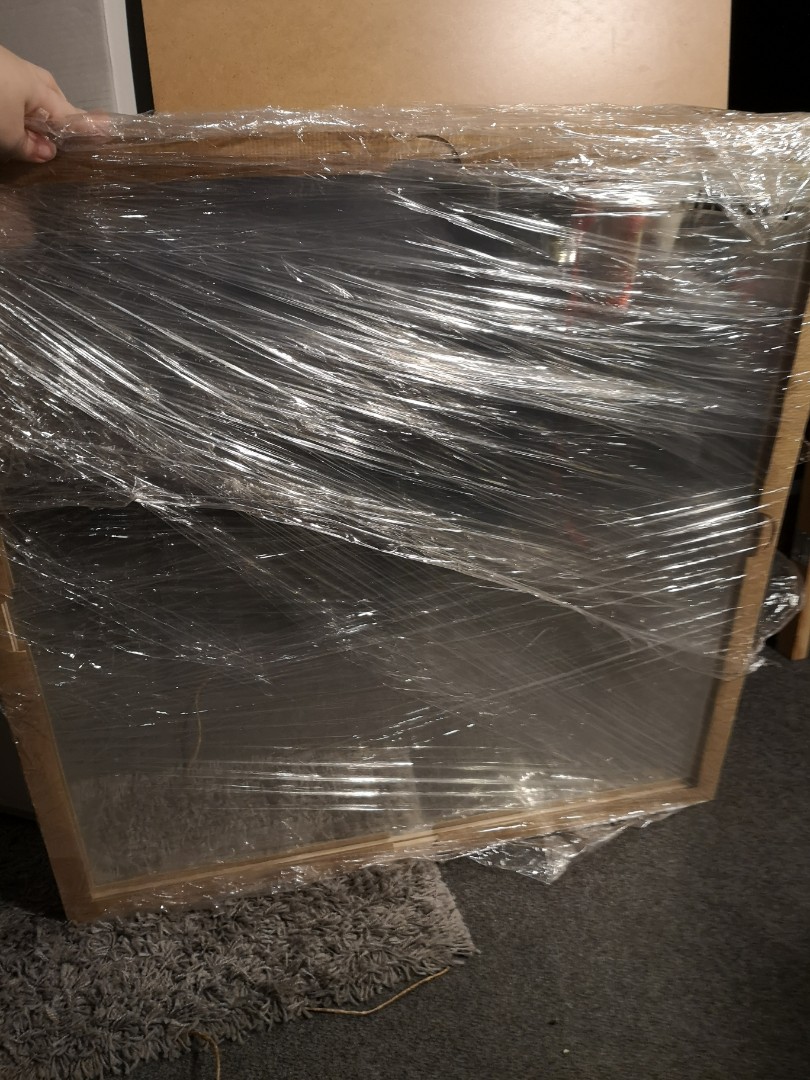 IKEA STAVE 70 x 70 Square Mirror - Birch, Furniture & Home Living, Home ...