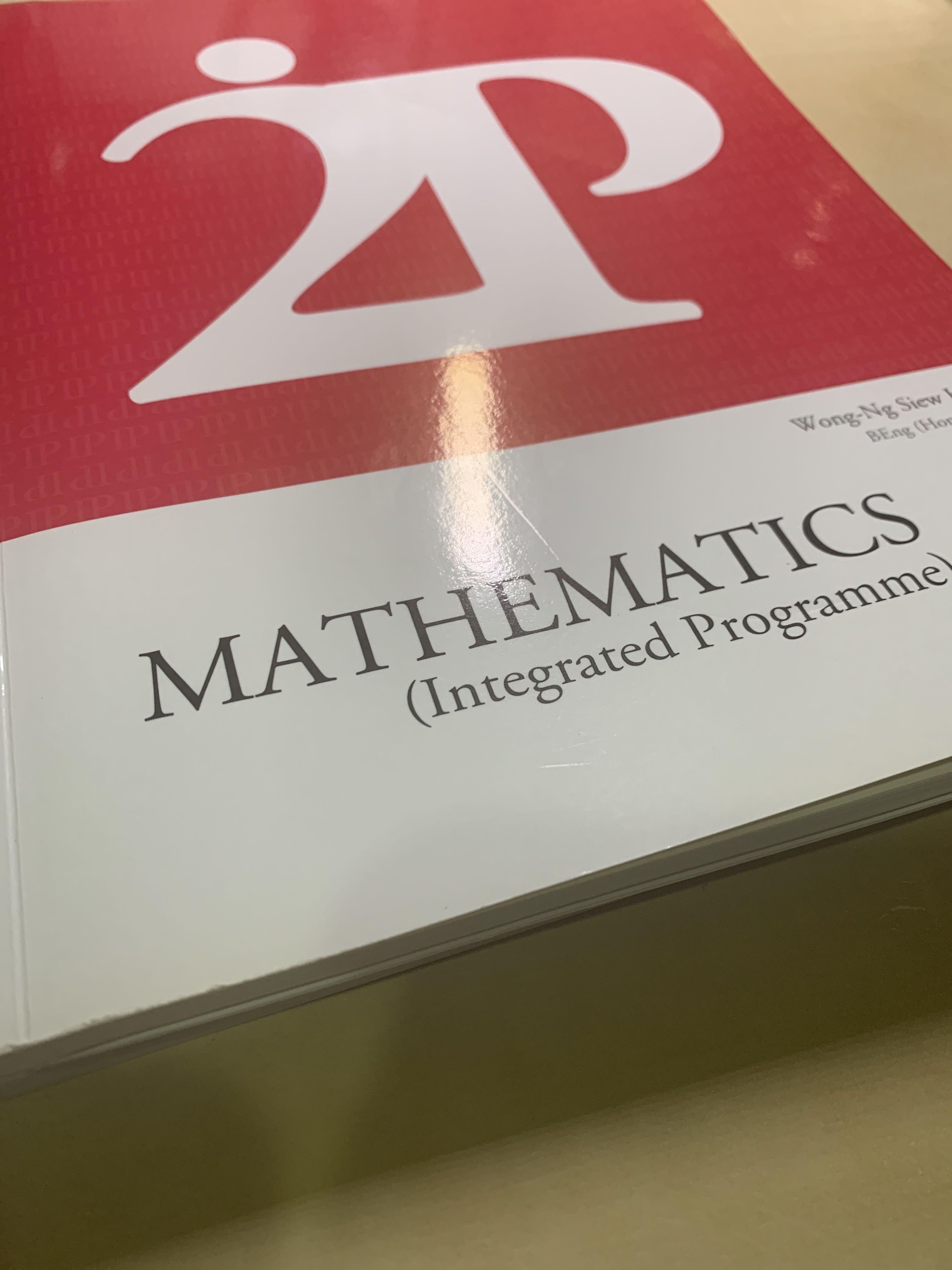 Integrated Mathematics ( IP ) Secondary 1 and 2 assessment books ...