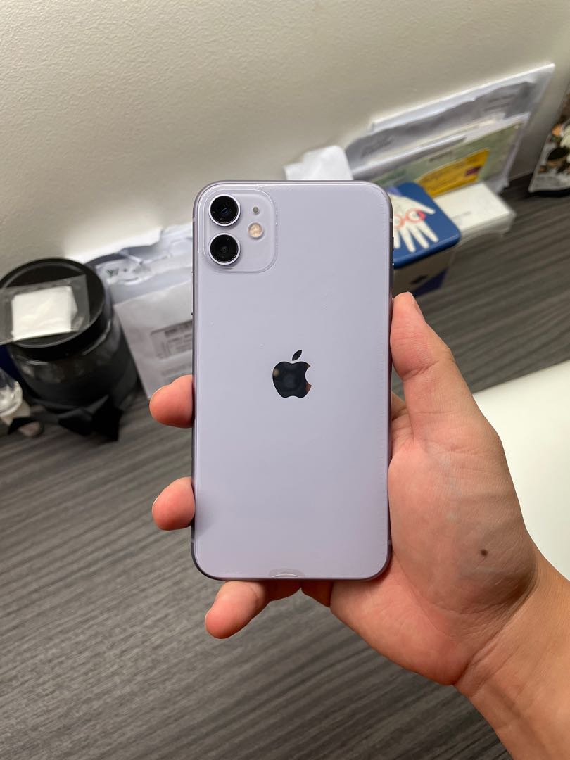 iPhone 11, 128GB, Purple, Factory Unlocked, Mobile Phones & Gadgets ...