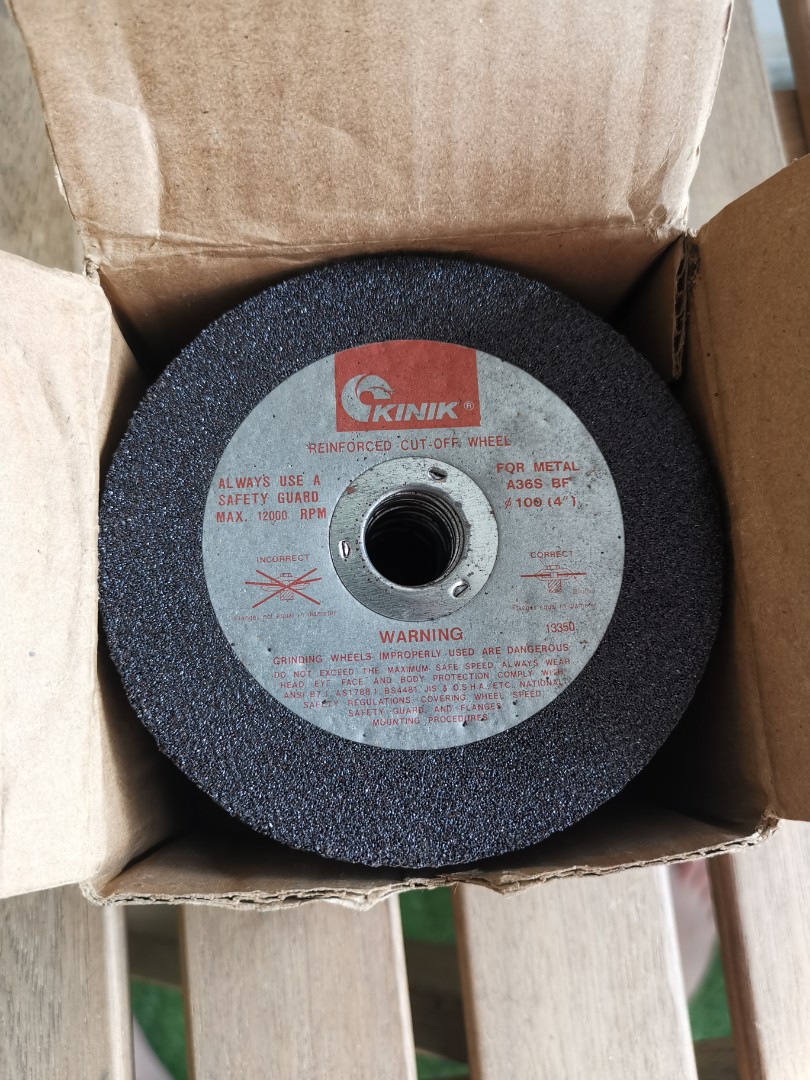 Kinik Grinding Wheels / Cut-Off Wheels, Furniture & Home Living, Home ...