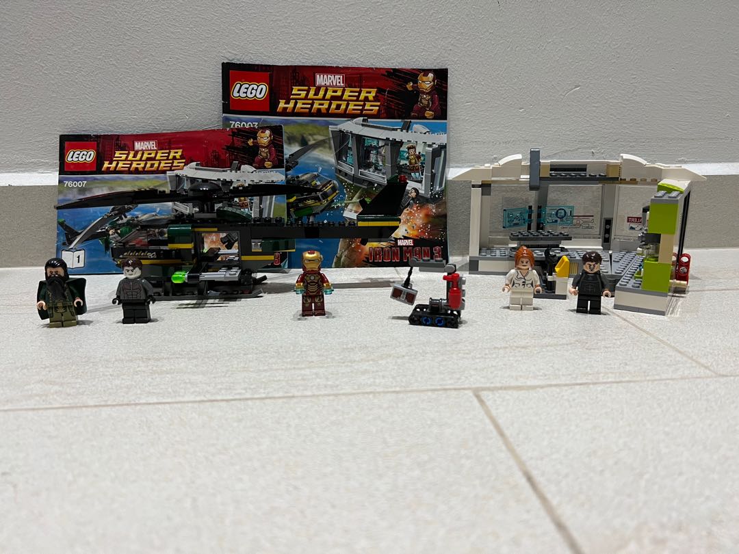 Lego 76007 Iron Man - Malibu Mansion Attack, Hobbies & Toys, Toys ...