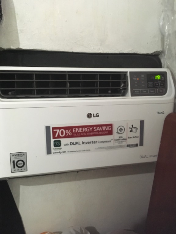 LG LA100EC 1hp Dual inverter aircon, TV & Home Appliances, Air ...