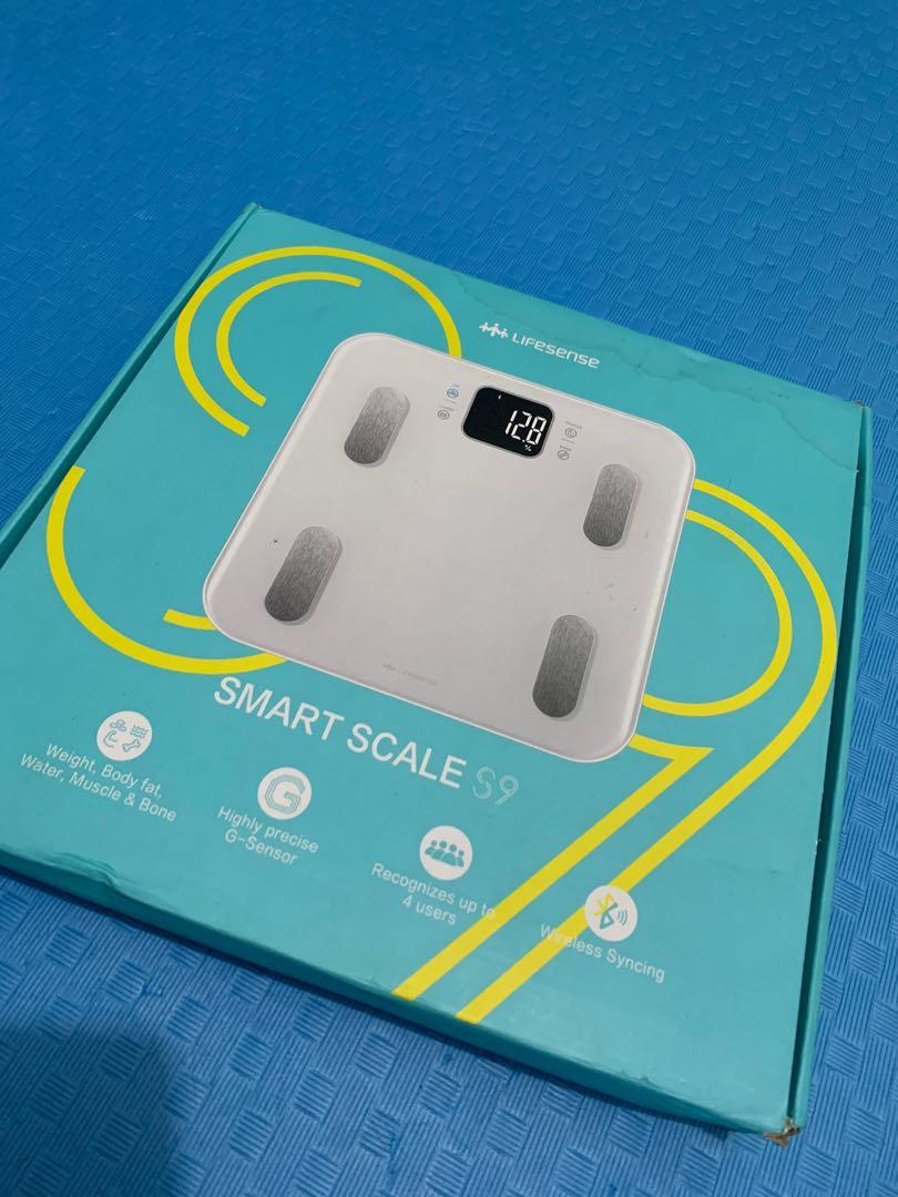 LIFESENSE smart scale s9 電子磅 （全新）, 健康及營養食用品, 健康監測儀和體重秤 - Carousell