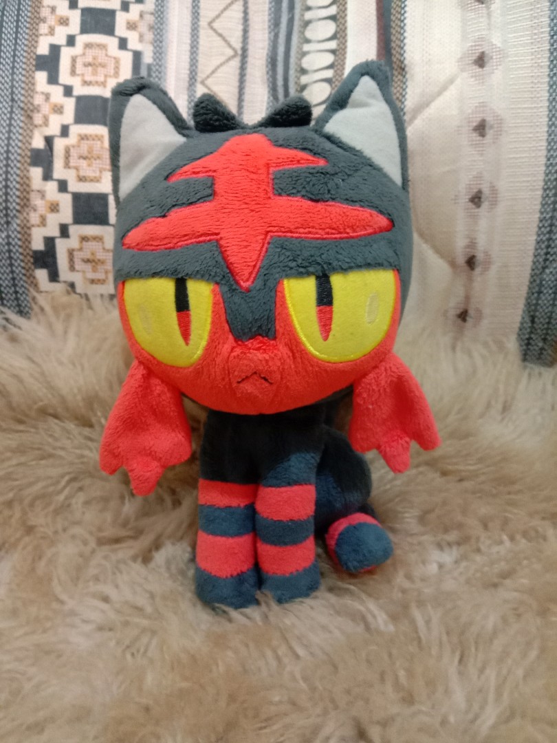 LITTEN POKEMON PLUSH, 8 INCHES, Hobbies & Toys, Toys & Games on Carousell
