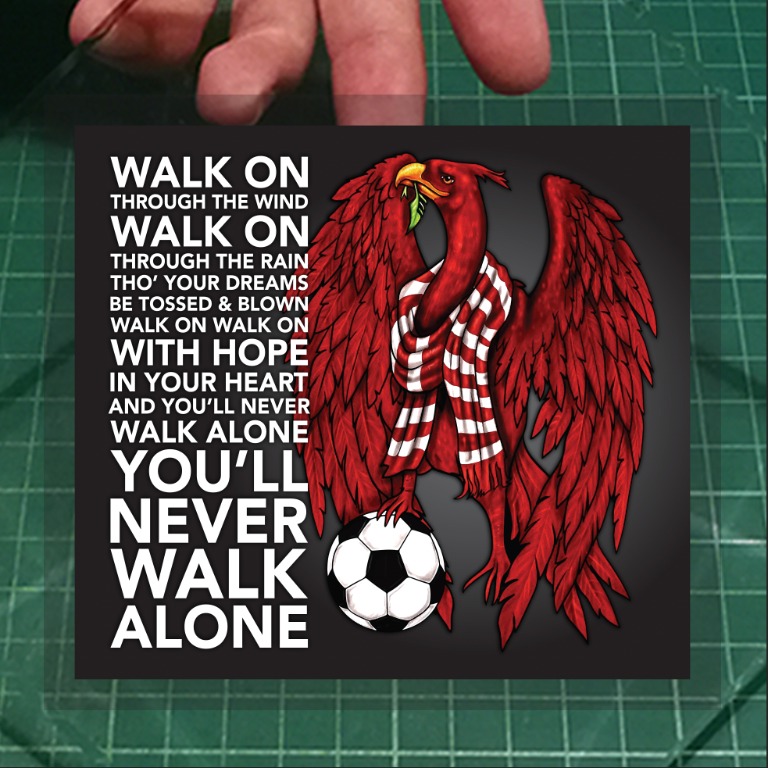 Liverpool Liverbird LFC Anthem (song) You'll Never Walk Alone YNWA ...