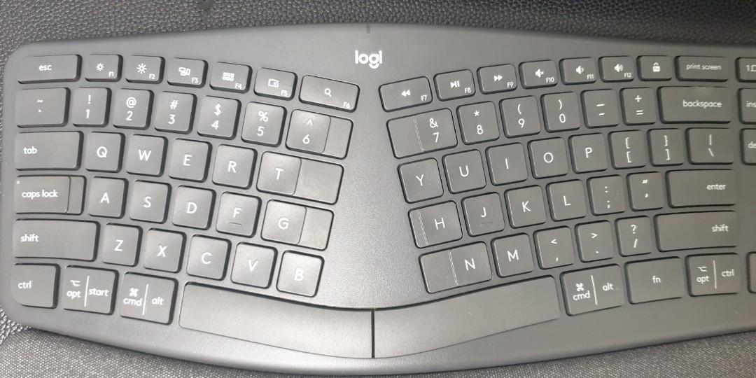 Logitech Ergo K860 curved keyboard, Computers & Tech, Parts ...