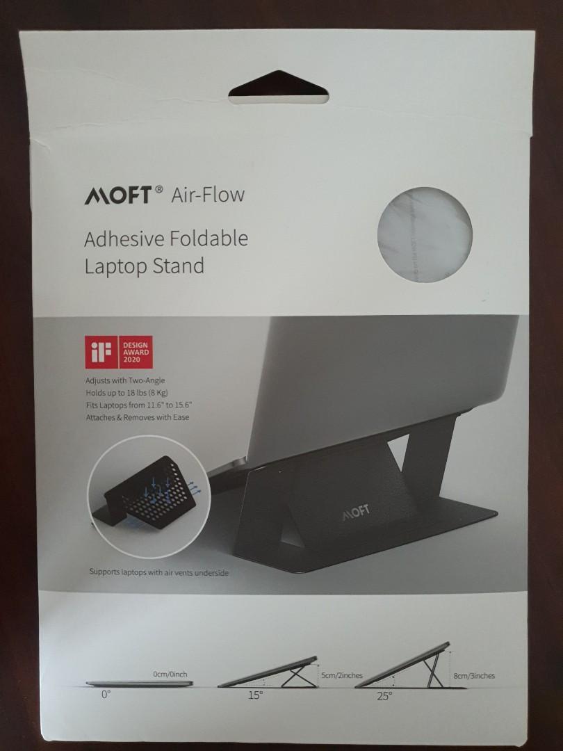 Moft Air-Flow Adhesive Foldable Laptop Stand, Computers & Tech, Parts & Accessories, Other ...