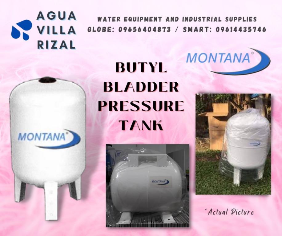 MONTANA BUTYL BLADDER PRESSURE TANK, Furniture & Home Living, Gardening ...