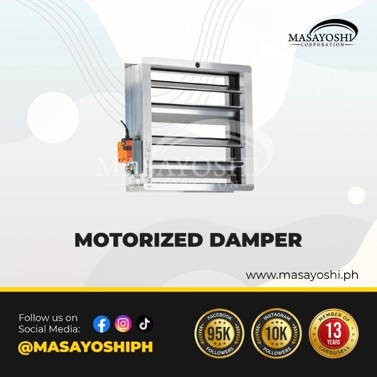 Motorized Damper | Volume Fan | Fan | Damper | Electrical Fan ...