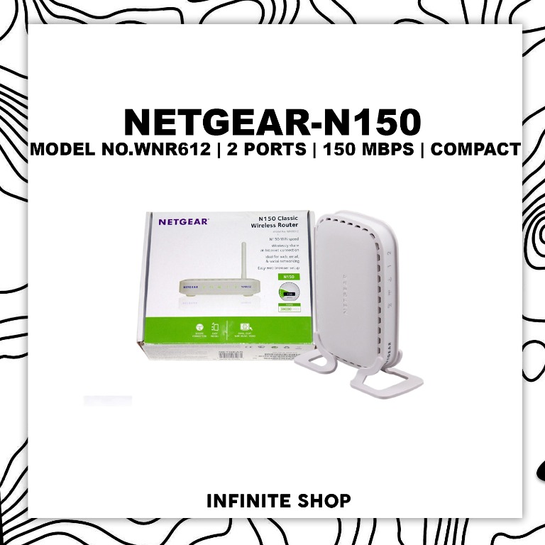 Netgear Classic Wireless Router N150 WNR612, Mobile Phones & Gadgets ...