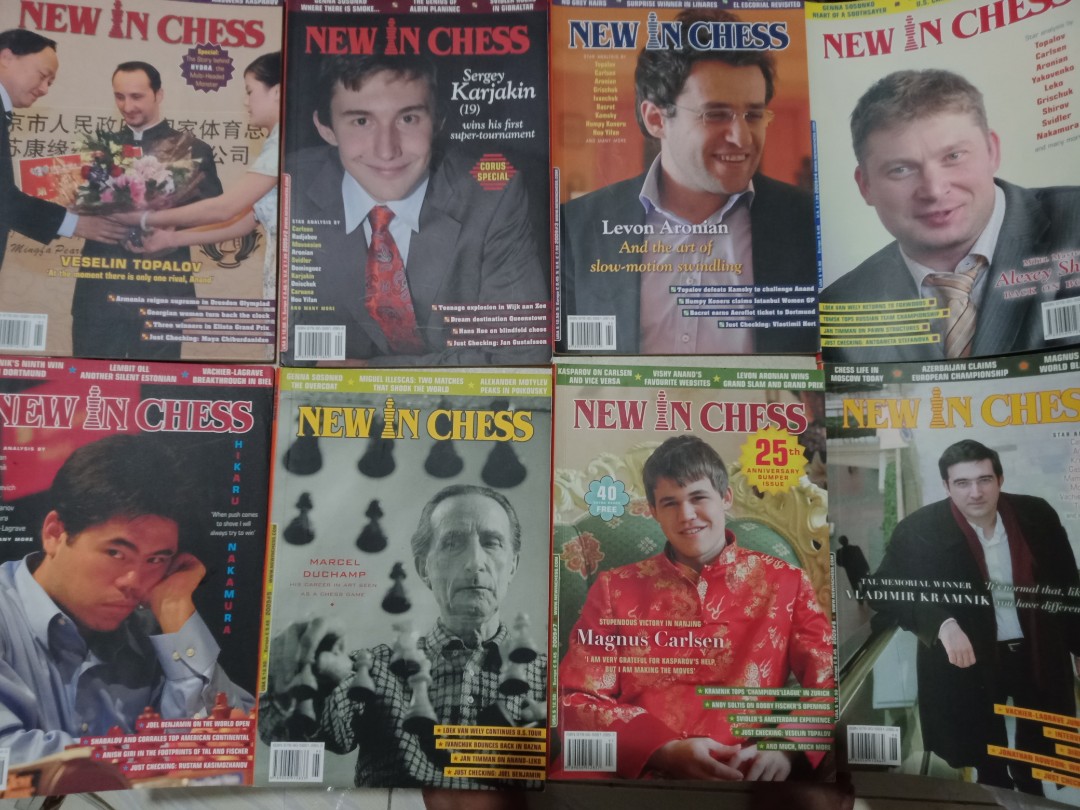 New In Chess Magazine 2009 (Complete 8 Volumes) Chess Book, Hobbies ...