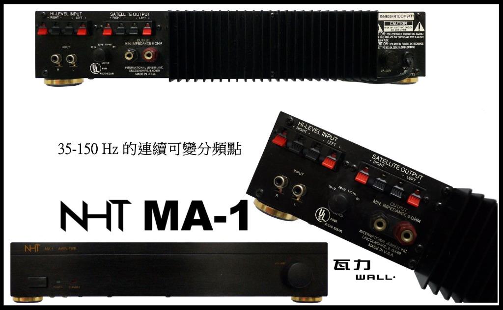【瓦力生活館】NHT系列 MA-1專屬重低音擴大器加上SW2P 10吋鋼琴烤漆被動式超重低音喇叭 家庭劇院系列組, 耳機及錄音音訊設備 ...
