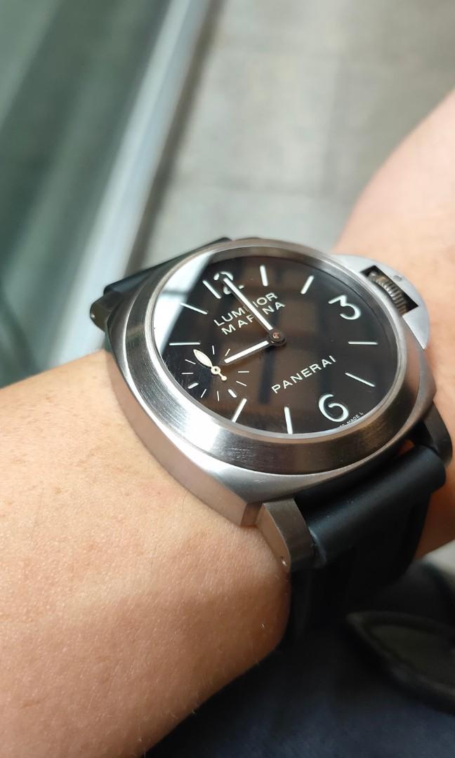 Panerai Pam 177 Titanium FULL BOX + PAPERS, Luxury, Watches on Carousell