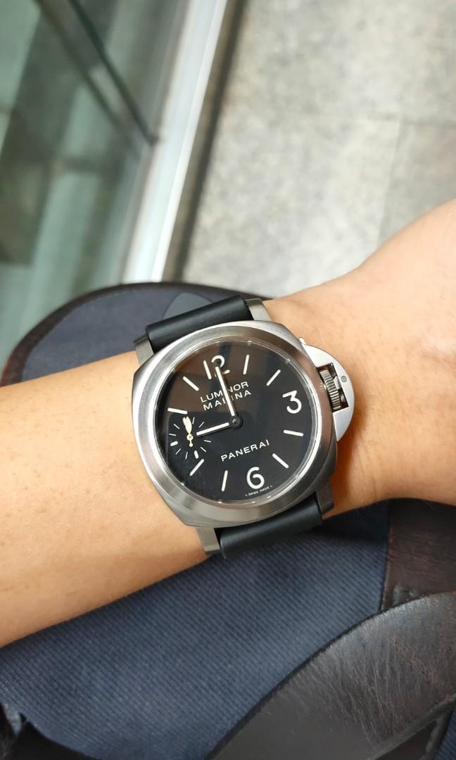 Panerai Pam 177 Titanium FULL BOX + PAPERS, Luxury, Watches on Carousell
