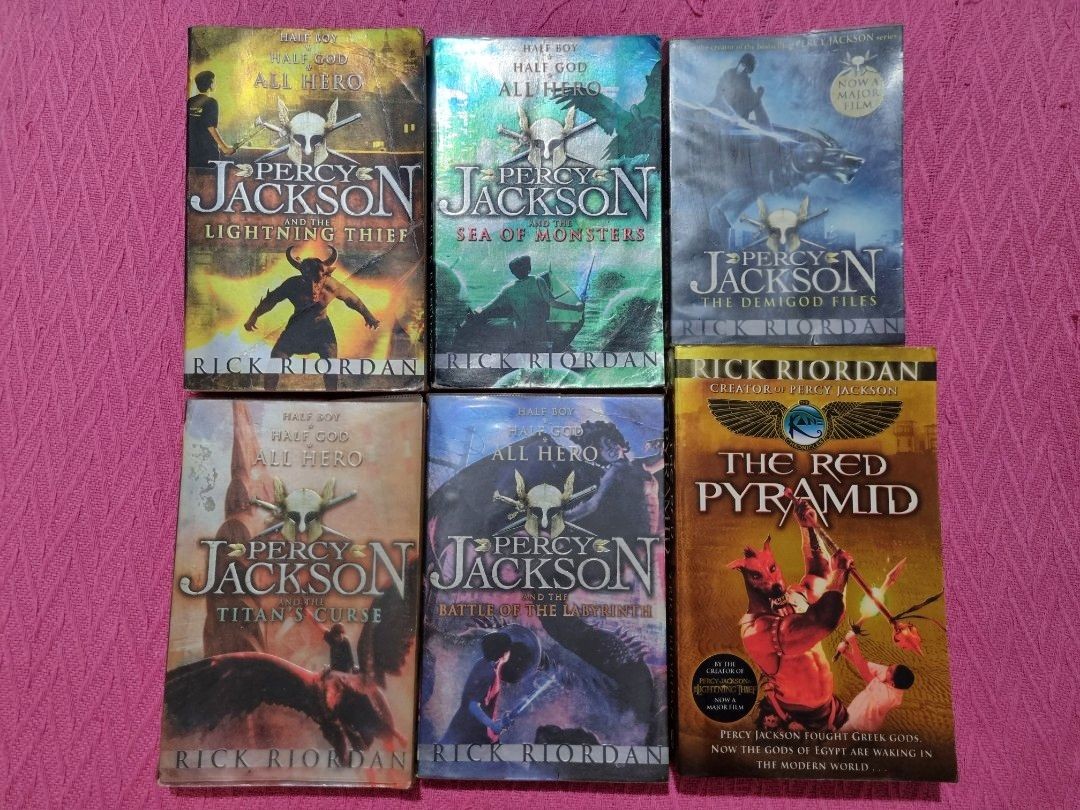 Percy Jackson and The Red Pyramid Series by Rick Riordan, Hobbies ...