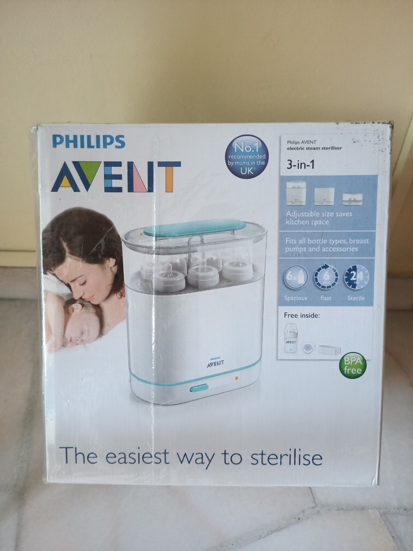 Philips Avent 3 in 1 electric steam sterilizer, TV & Home Appliances ...