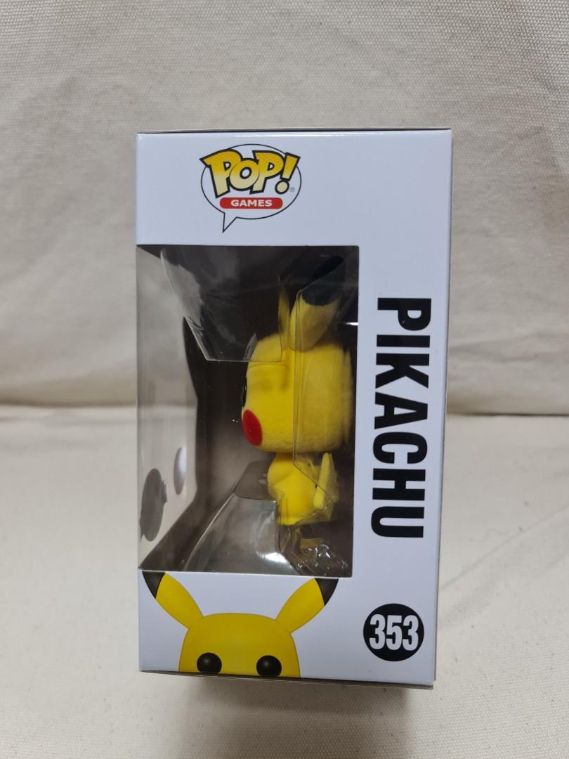 Pikachu Flocked Funko Pop, Hobbies & Toys, Toys & Games on Carousell