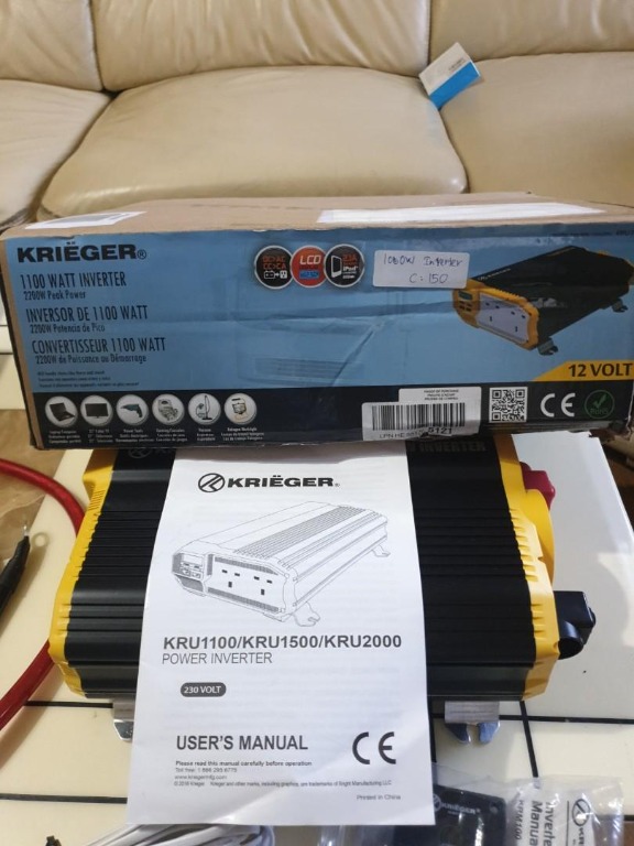Power Inverter - 1000W ( KRIEGER), Everything Else on Carousell