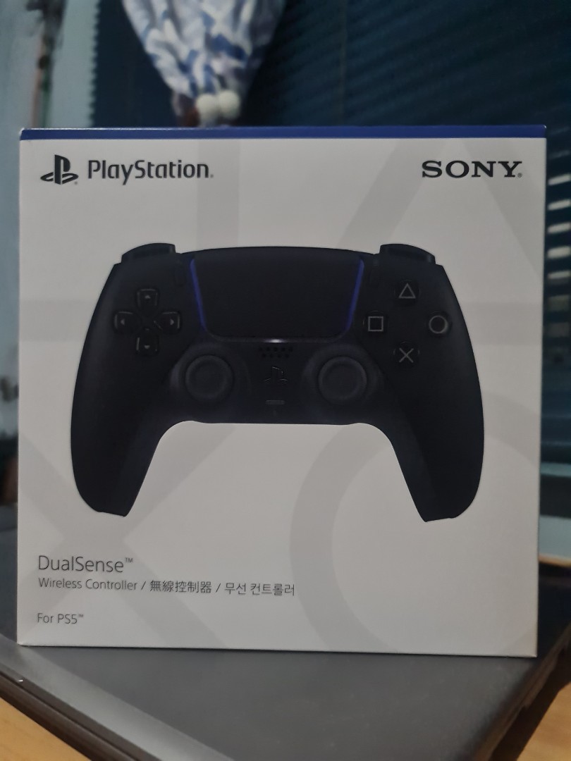 PS5 Dualsense Wireless Controller - Black / Brand New, Video Gaming ...