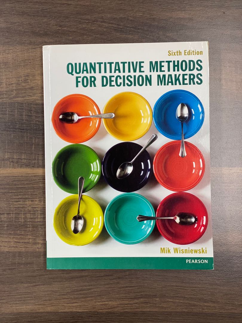Quantitative Methods for Decision Makers, Everything Else on Carousell