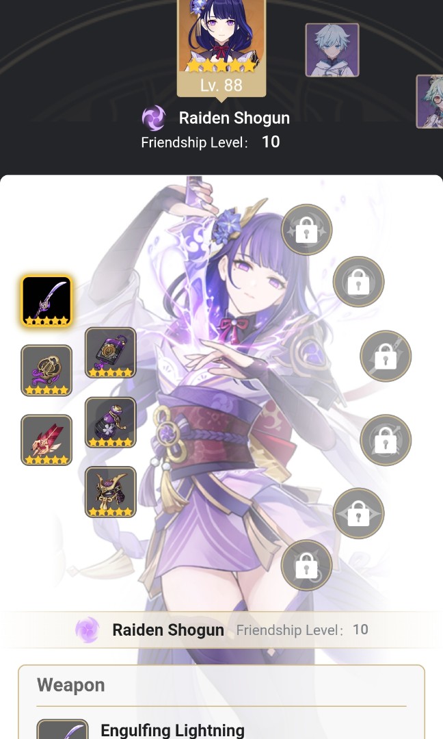 Raiden Shogun with Signature Weapon, Video Gaming, Gaming Accessories ...