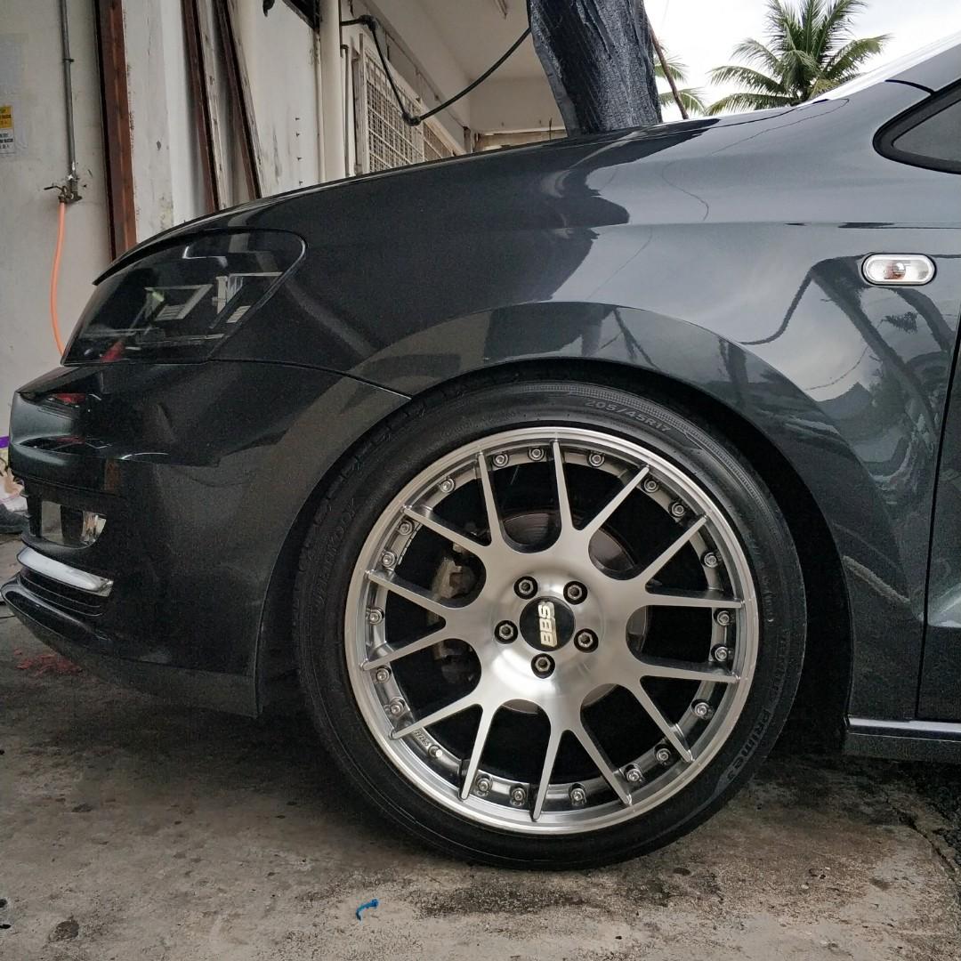 Rim BBS CHR 5X100 17, Auto Accessories on Carousell