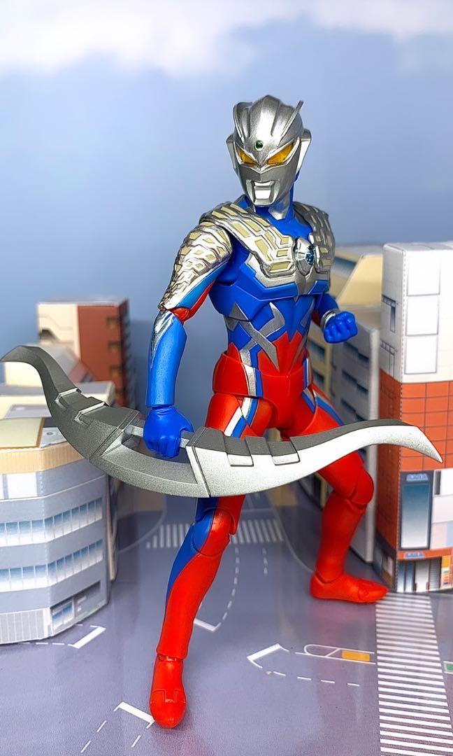 Shf Ultraman Zero + Zero Wide Shot effect, Hobbies & Toys, Collectibles ...