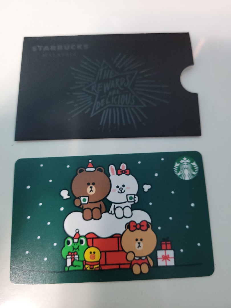 Starbucks line friends card malaysia version, Women's Fashion, Bags ...