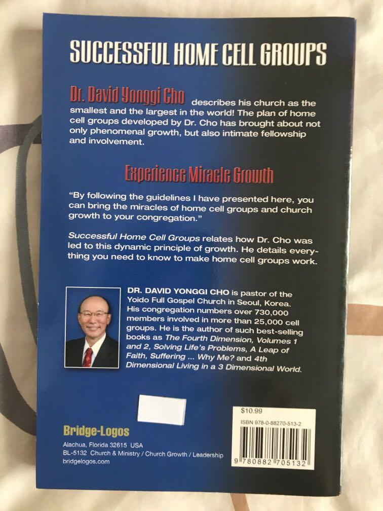 Successful Home Cell Groups by Dr David Yonggi Cho, Hobbies & Toys ...