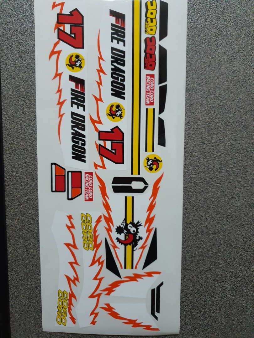 Tamiya Fire Dragon Firedragon decals reproduction by MCI, Hobbies ...