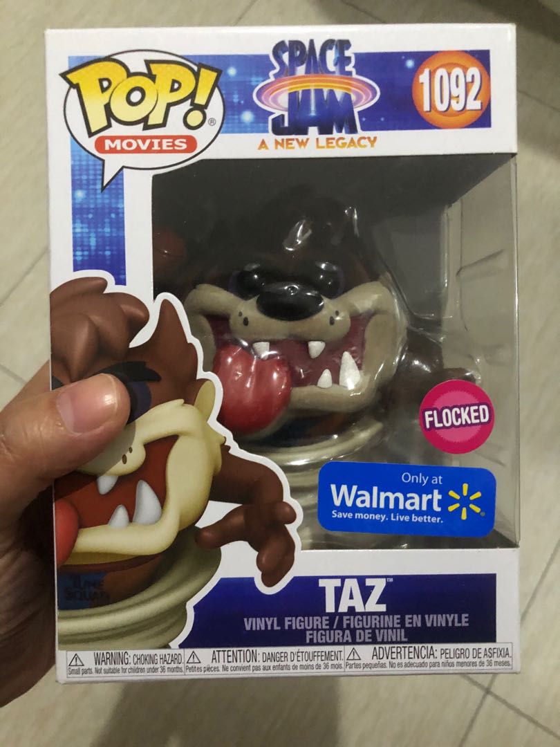 Taz Flocked, Hobbies & Toys, Toys & Games on Carousell