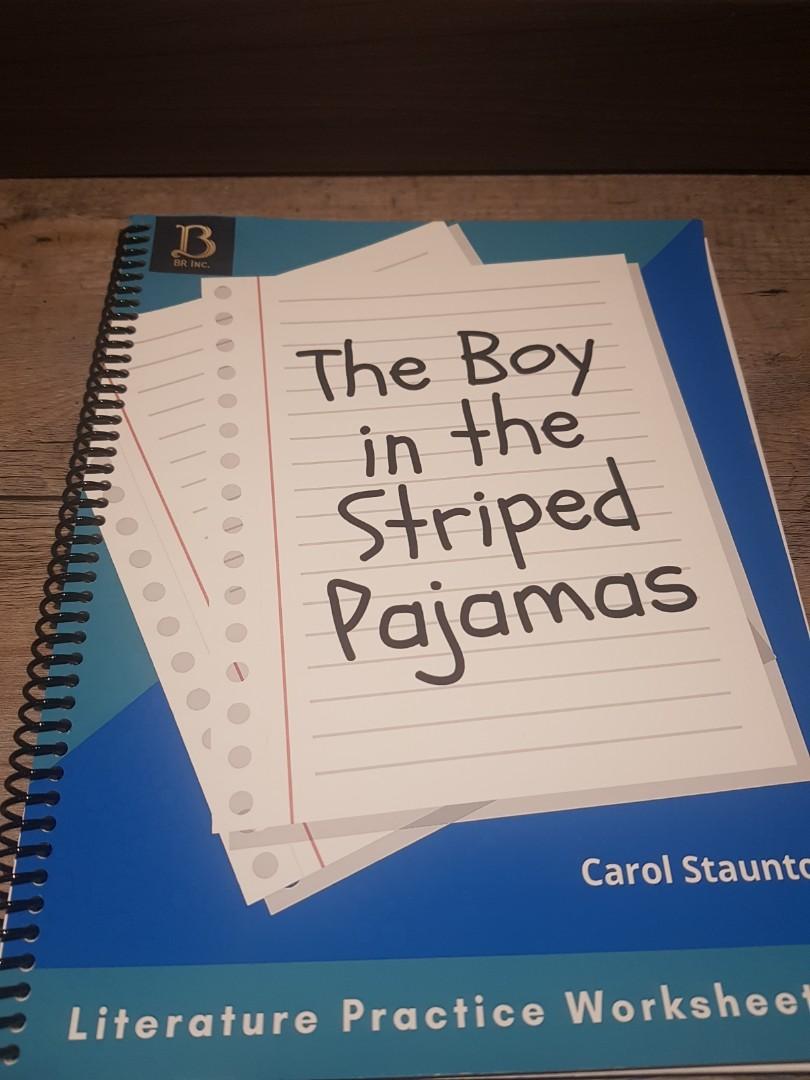 The Boy in the Striped Pajamas (Literature Practice Worksheets ...