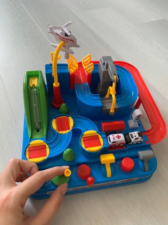 Toy Car Obstacle Game Dinosaur Construction Children Educational ...