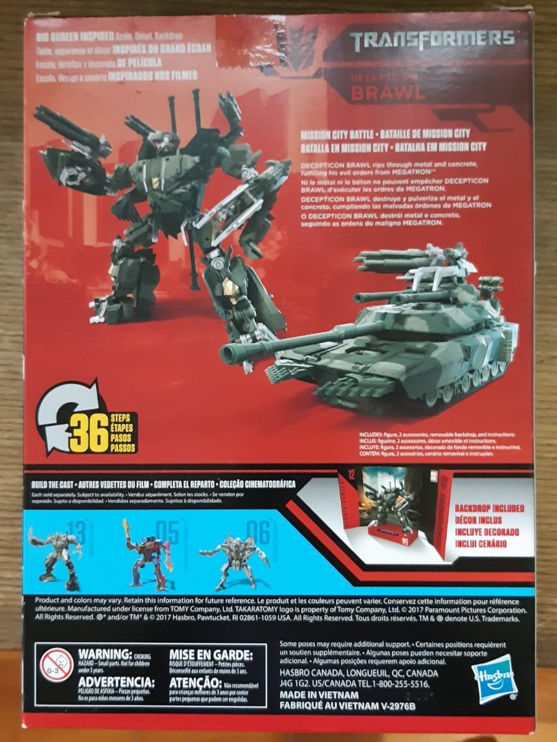 Transformers Studio Series 12 Voyager Class Movie 1 Decepticon Brawl ...