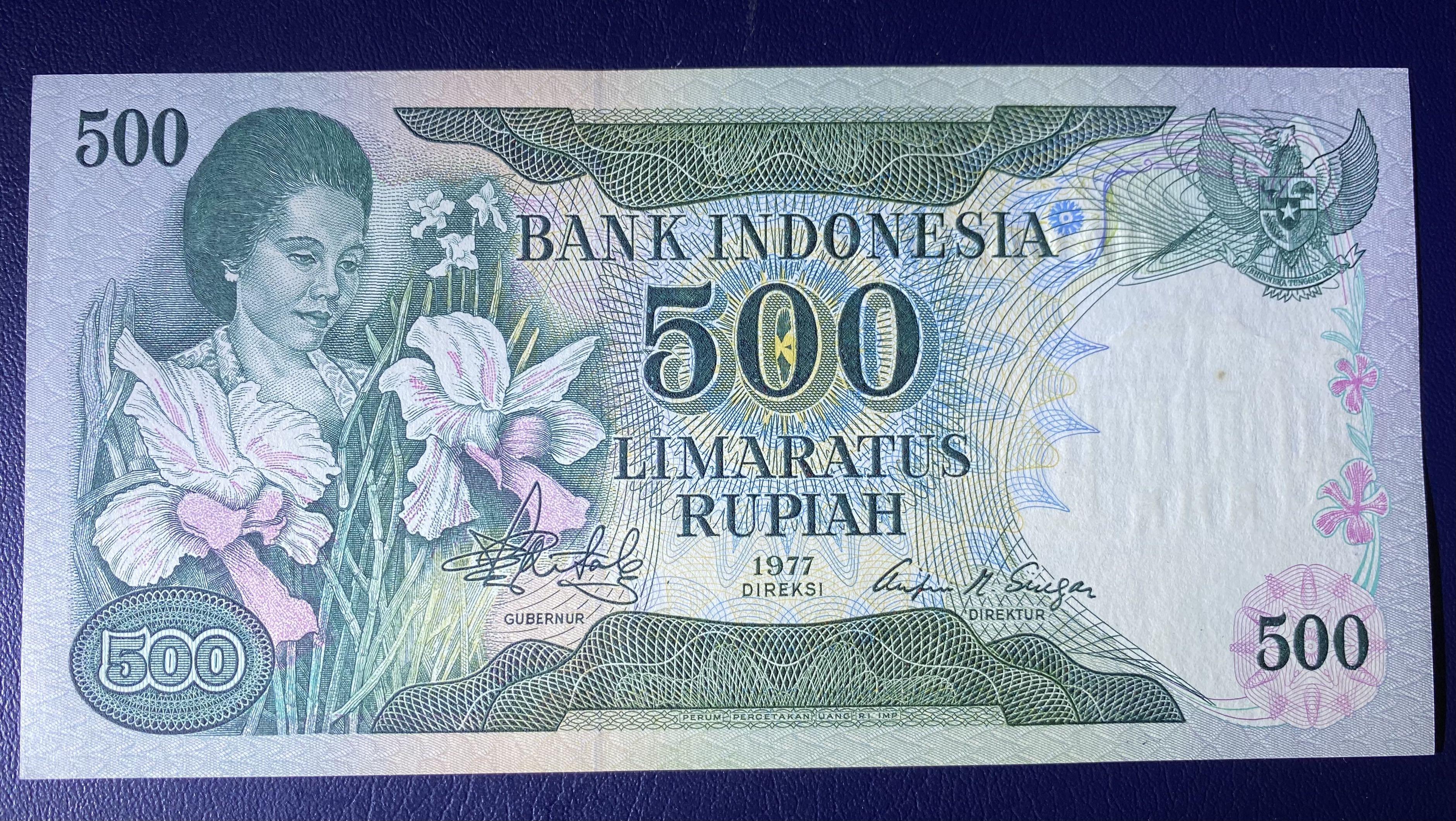 Vintage ~1977 Indonesia 500 Rupiah Banknote UNC, Hobbies & Toys ...