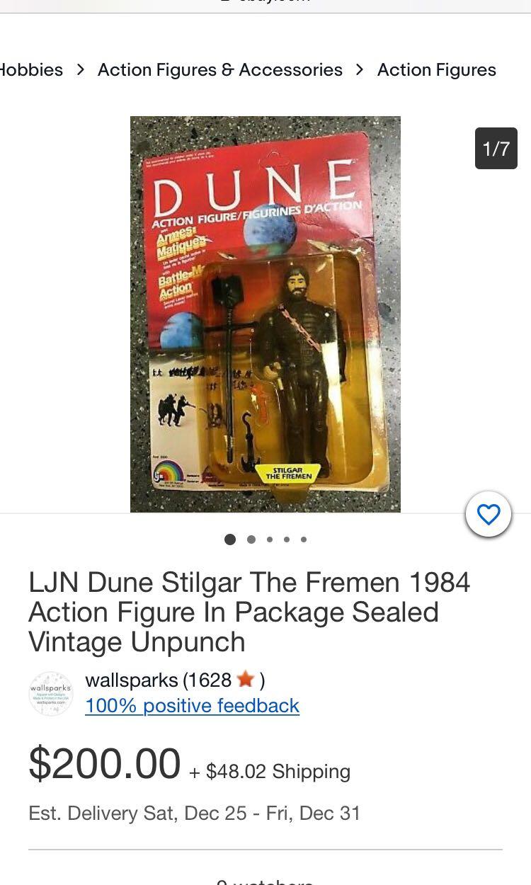 VINTAGE 1984 DUNE STILGAR THE FREMEN, Hobbies & Toys, Collectibles ...