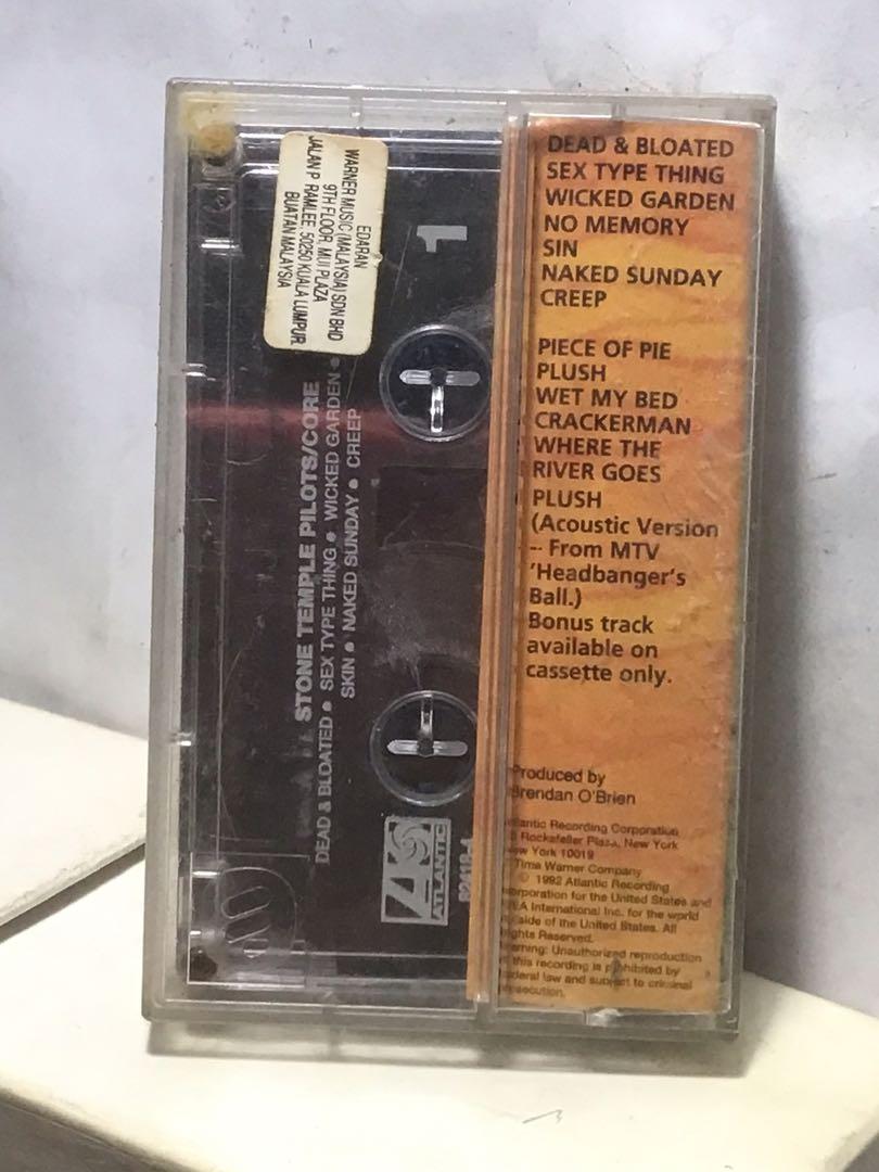 VINTAGE CASSETTE TAPE STP Stone Temple Pilots - Core OOP KASET Anubis ...