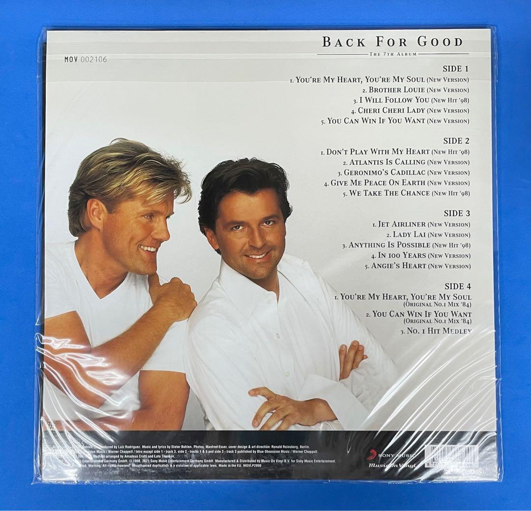 Vinyl Record: Modern Talking Back For Good 180g 2LP, Hobbies & Toys ...