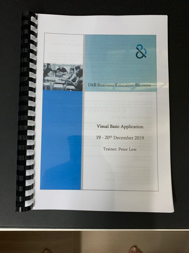 Visual Basic Application (VBA), Hobbies & Toys, Books & Magazines ...