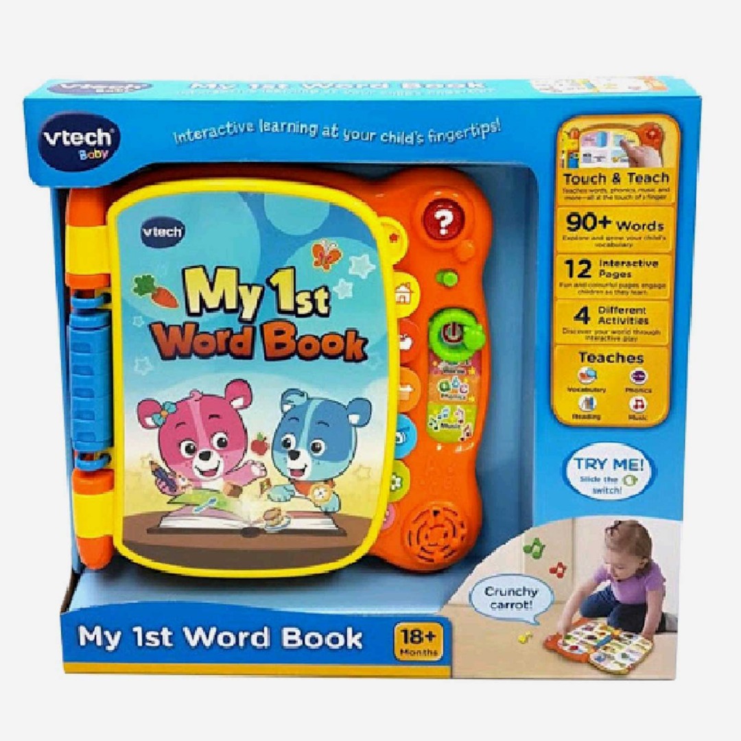 VTECH MY 1ST WORD BOOK, Babies & Kids, Infant Playtime on Carousell