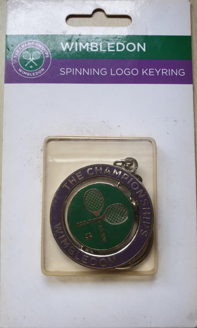 Wimbledon Spinning Logo Keyring, Hobbies & Toys, Toys & Games on Carousell