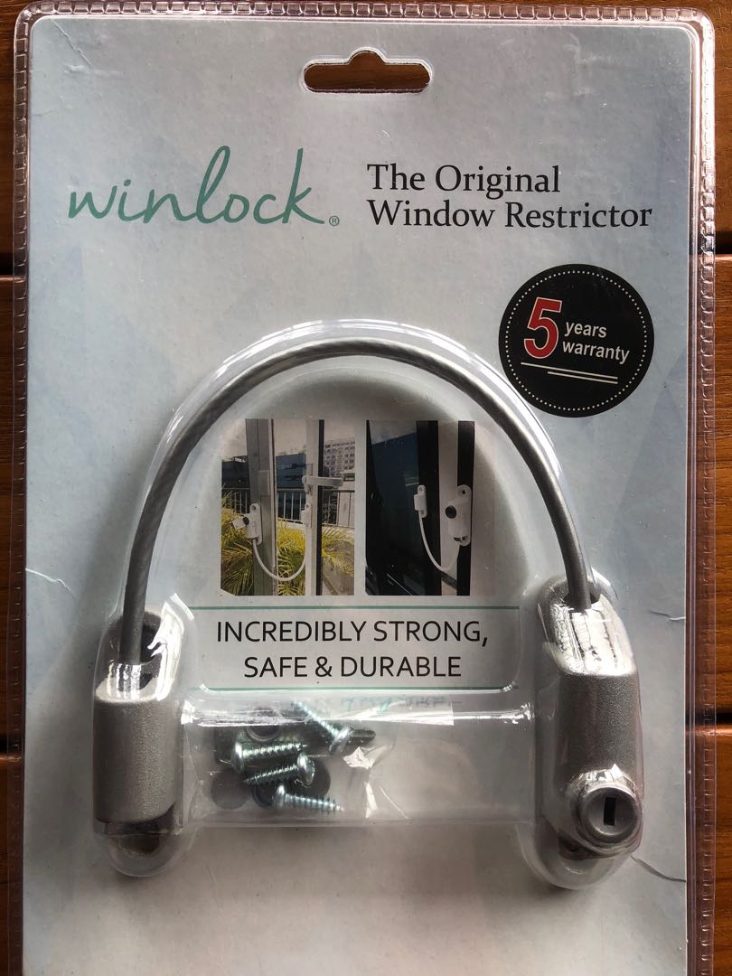 Winlock Window Restrictor, Furniture & Home Living, Home Improvement ...