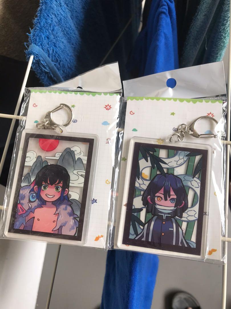[wts] kimetsu no yaiba kny demon slayer keychains acrylic keyholders ...