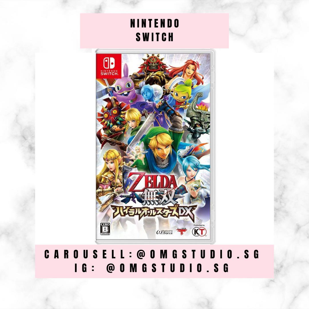 Zelda musou hyrule all stars DX Nintendo switch game, Video Gaming ...
