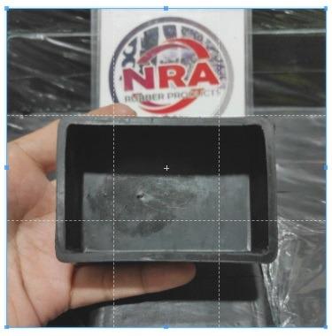 2x3 inches_Tubular_Rubber_Footings_Heavyduty, Furniture & Home Living ...
